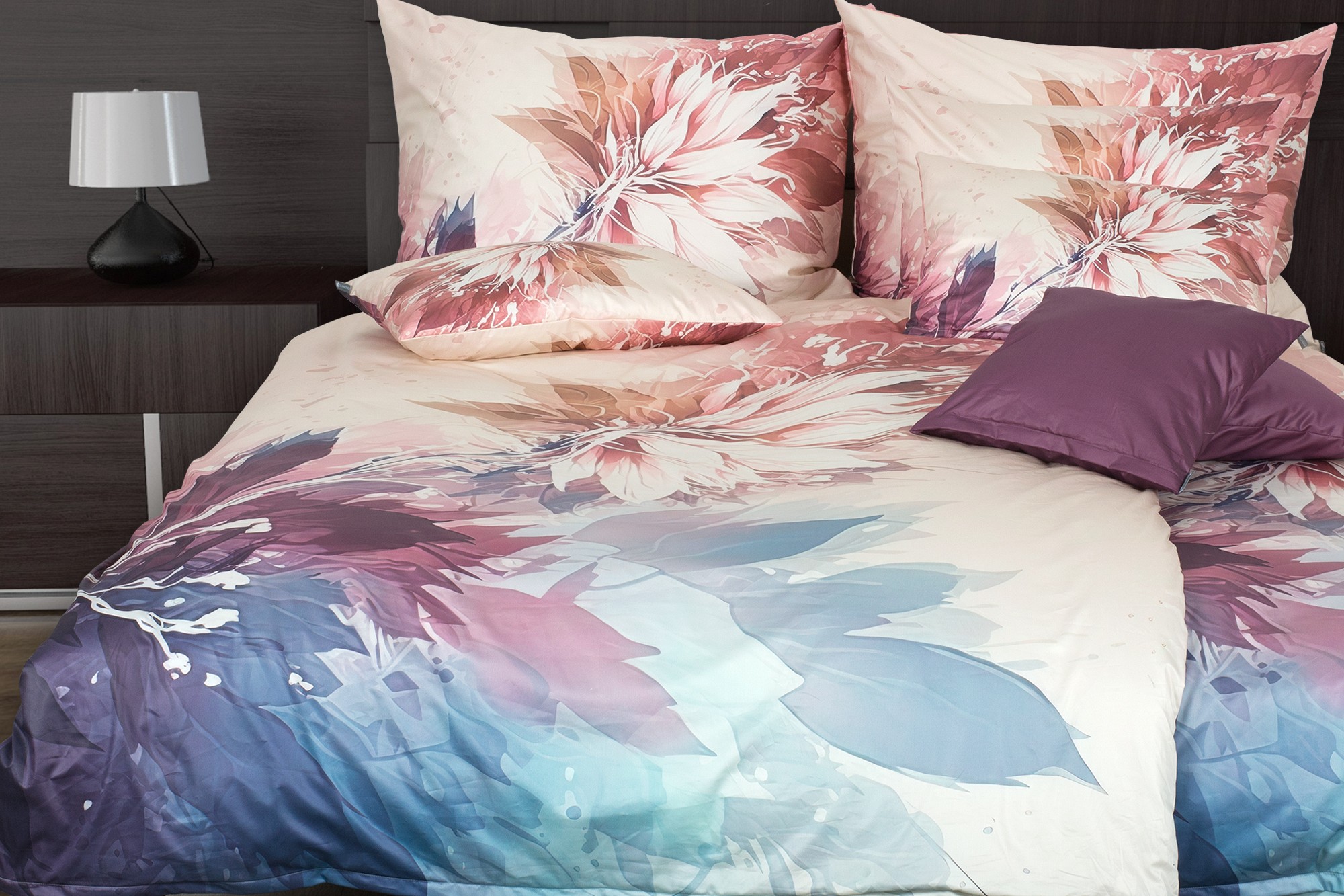 Ginger - mako szatén luxus pamut ágyneműhuzat | Glamonde